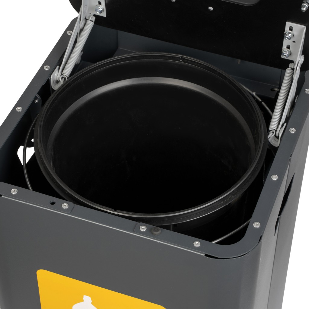 Modular recycling bin with a connecting feature - 70L - attractive ...