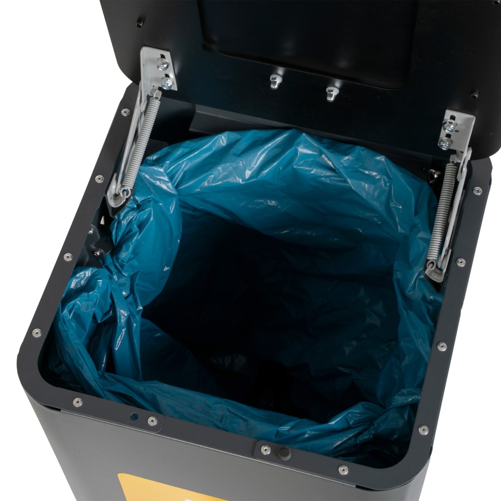 Modular recycling bin with a connecting feature - 70L - attractive ...